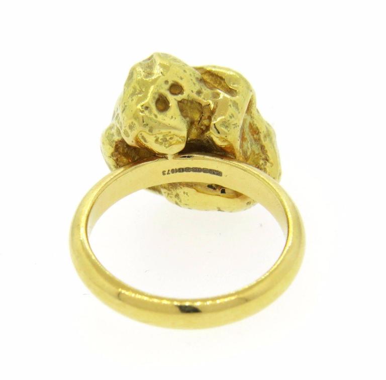 Solange Azagury Partridge Gold Nugget Ring at 1stDibs