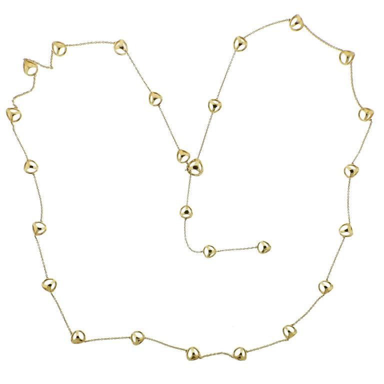 Di Modolo Triadra Long Gold Necklace at 1stDibs