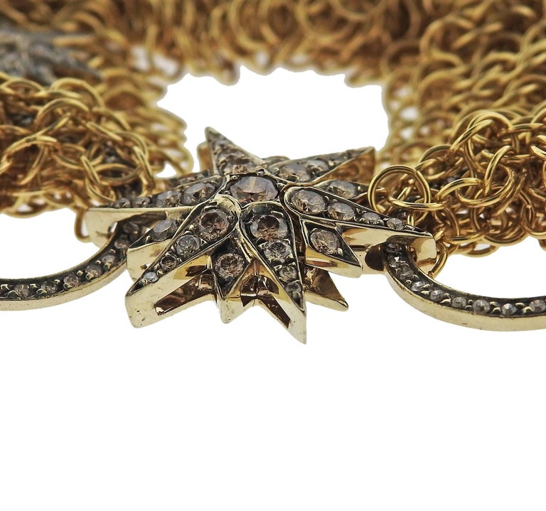 H. Stern Stars Gold Diamond Bracelet For Sale at 1stDibs | stars and ...