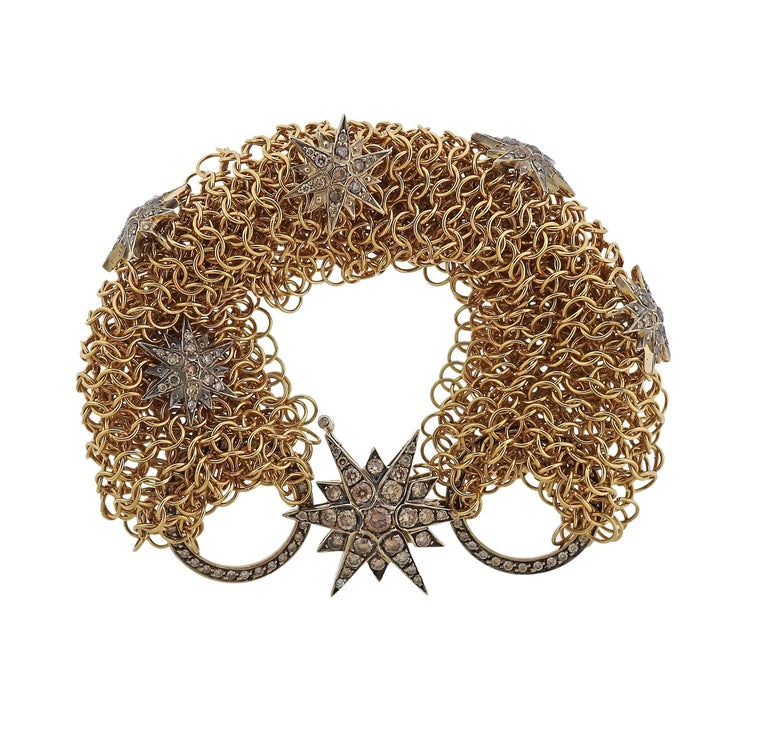 H. Stern Stars Gold Diamond Bracelet For Sale at 1stDibs | stars and ...