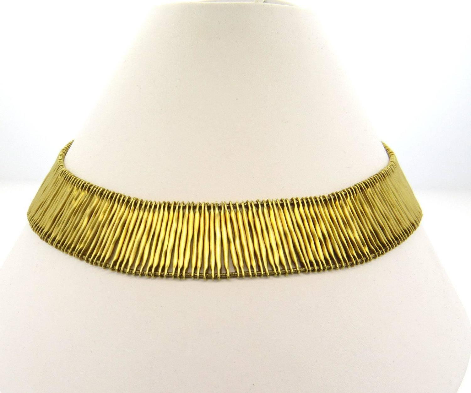 Impressive H Stern Filaments Gold Necklace at 1stdibs