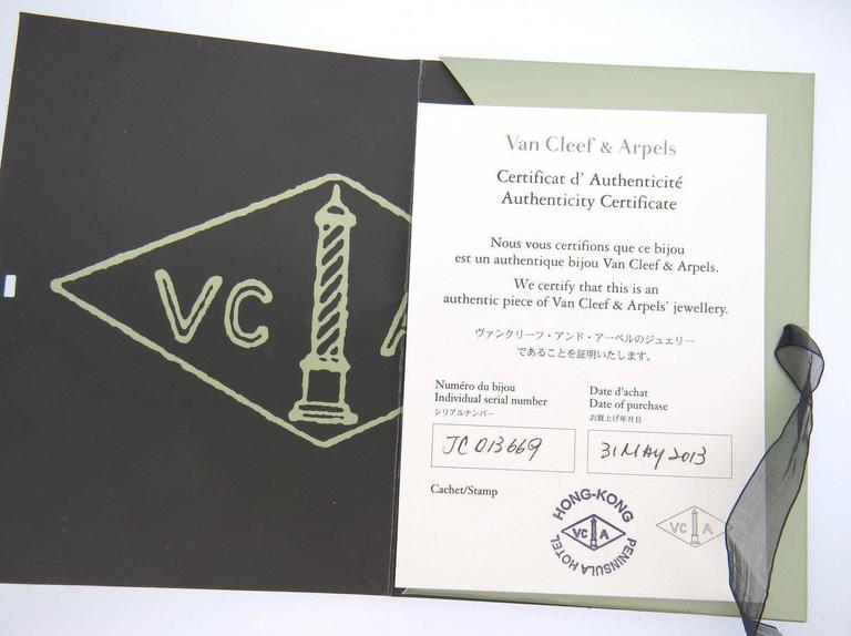 Van Cleef and Arpels Socrate Diamond Gold Flower Stud Earrings at ...