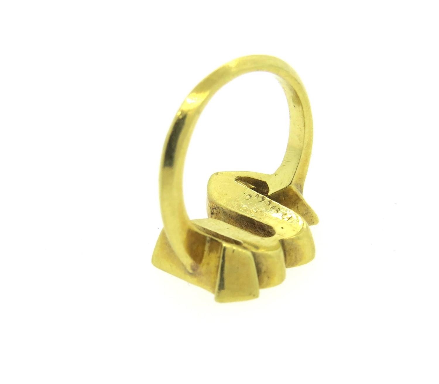 Cartier Gold Zodiac Sign Scorpio Ring at 1stdibs