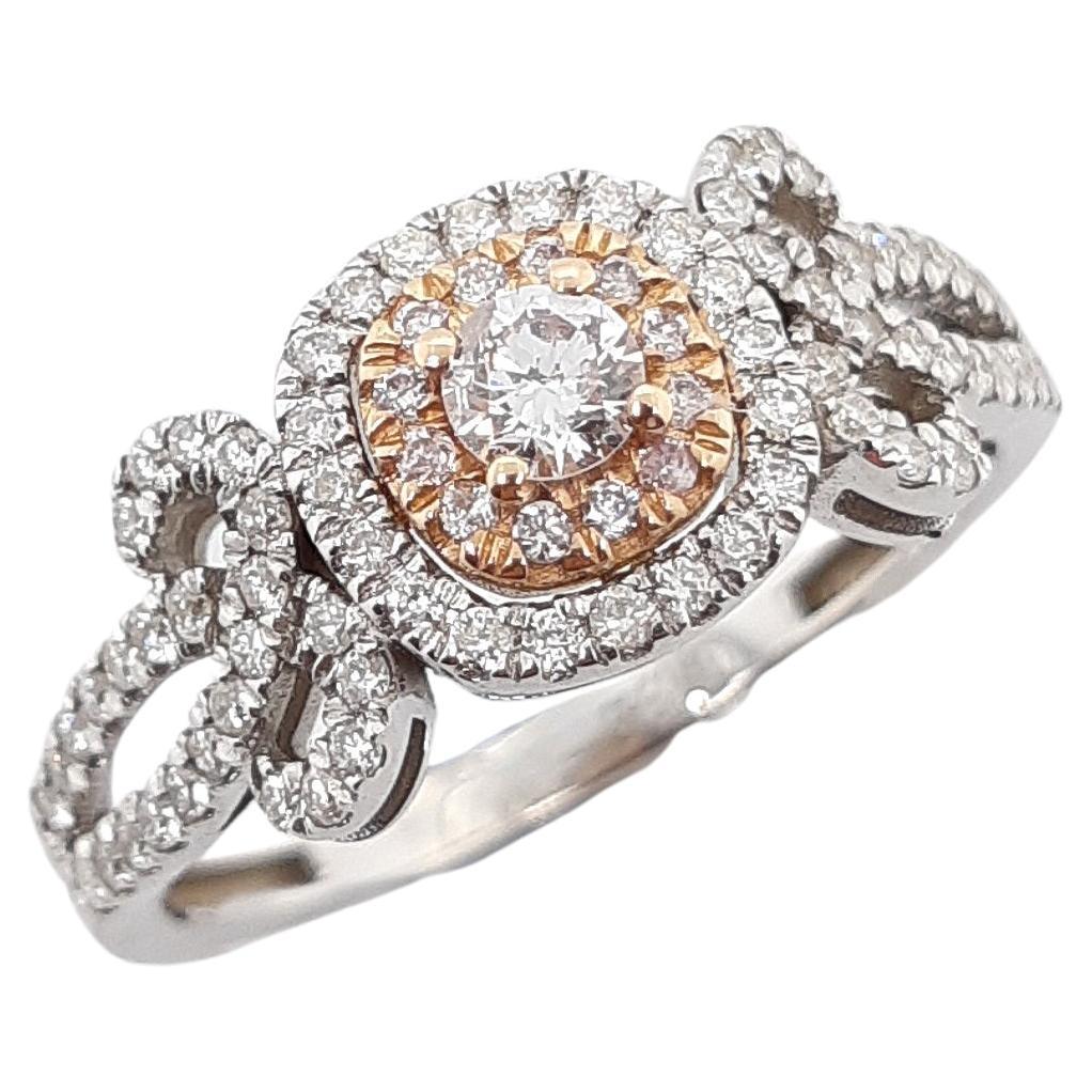 Linden Tree Green, Chocolate and White Diamonds, Twisted Rings by ...