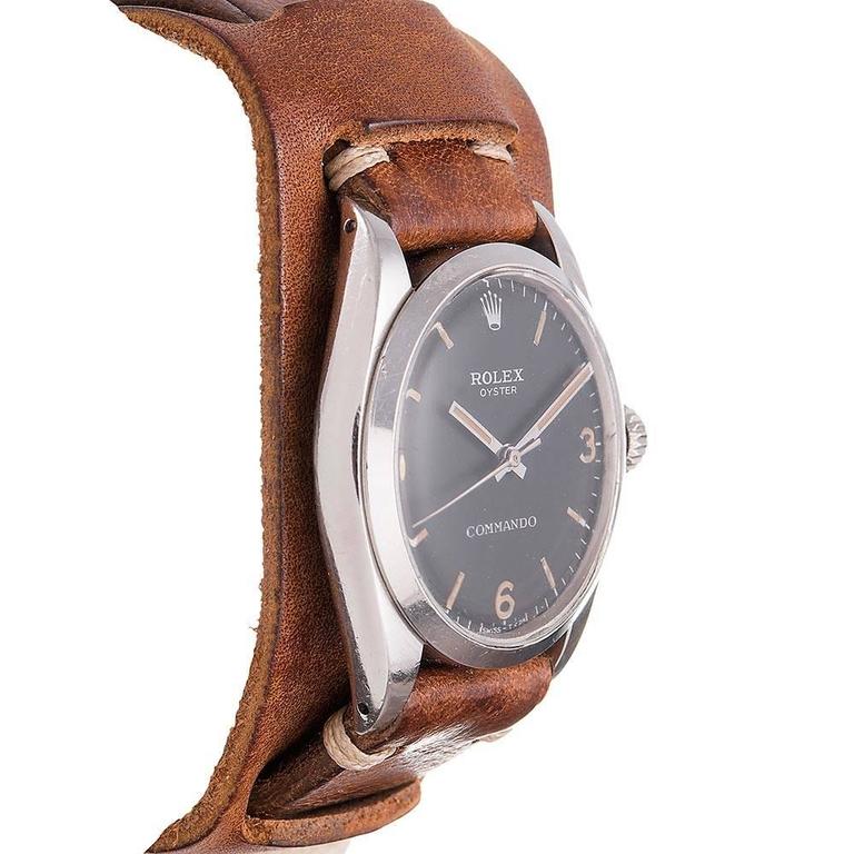 Rolex Stainless Steel “Commando” Wristwatch Ref 6429 at 1stDibs | rolex ...