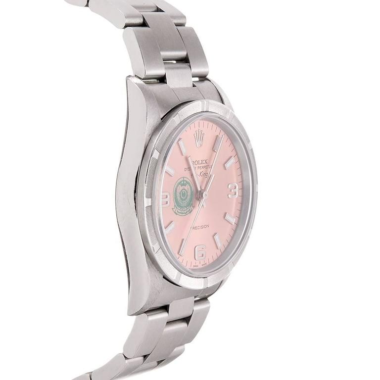 Rolex Stainless Steel Saudi Air Force Air King Wristwatch Ref 78350 at ...