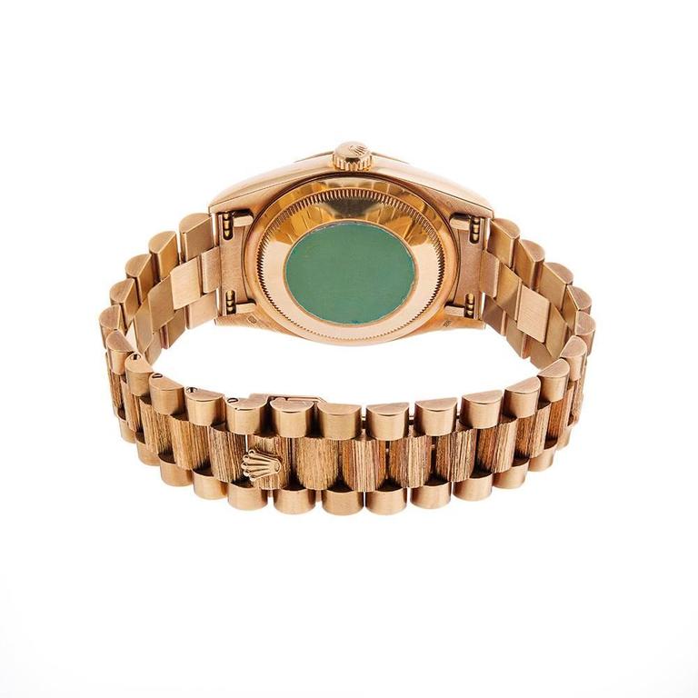 Rolex Lapis Diamond Dial Day-Date with Bark Finish at 1stDibs | rolex ...