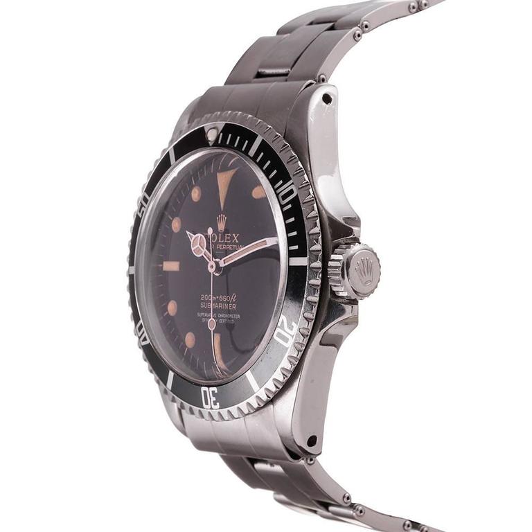 Rolex #5512 with Gilt Underline Dial and Pointy Crown Guards at 1stDibs