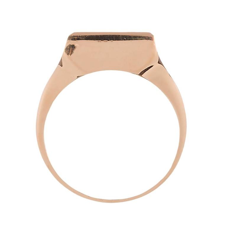 Diamond Gold Scales of Justice Plaque Ring at 1stDibs | scales of ...