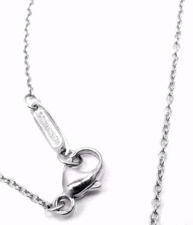 Tiffany and Co. Aquamarine Diamond Platinum Legacy Pendant Necklace at ...