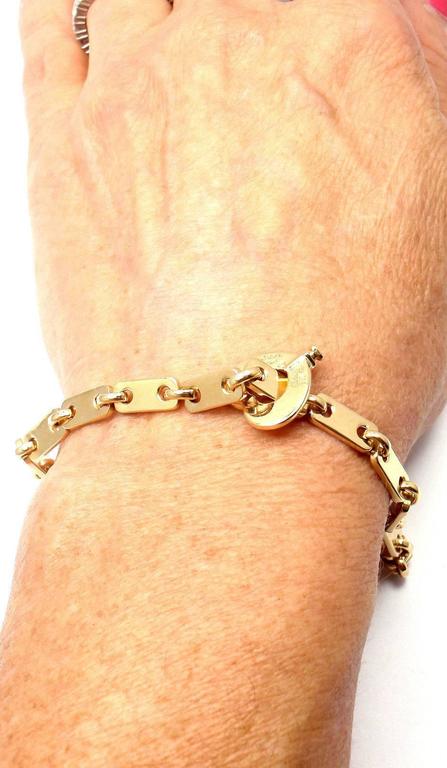 Cartier Gold Heart Lock Charm Link Bracelet at 1stDibs | cartier lock ...