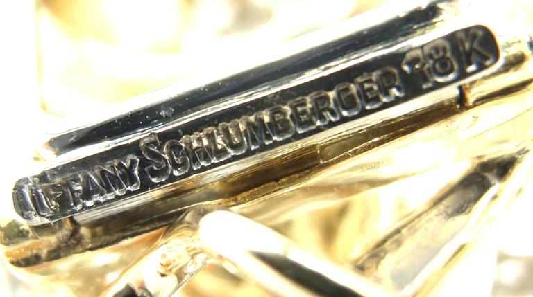 Tiffany and Co. Schlumberger Diamond Gold Platinum Acorn Pin Brooch at ...