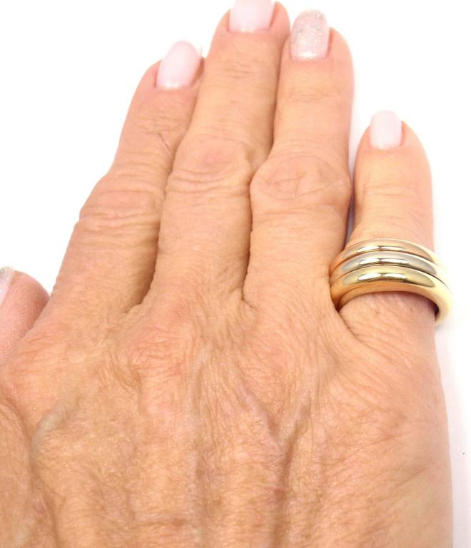 Cartier Stacking Three Band Tricolor Gold Ring at 1stDibs | cartier ...