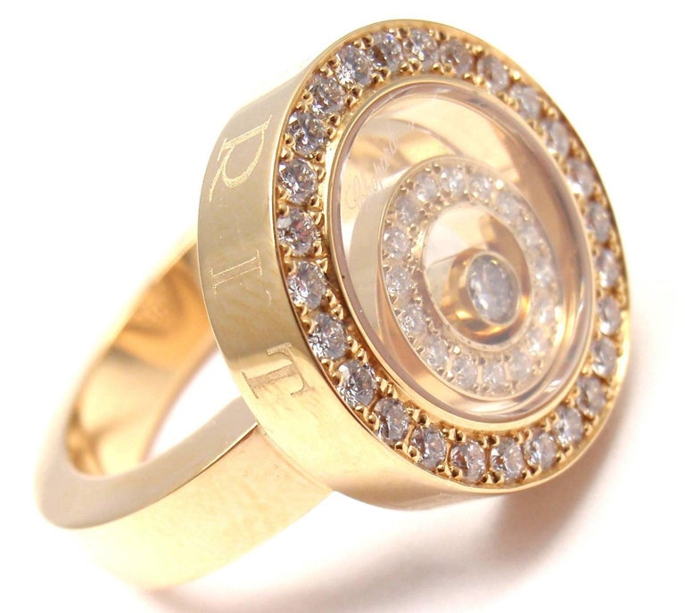 Chopard Happy Spirit Diamond Yellow Gold Ring at 1stDibs | chopard ...
