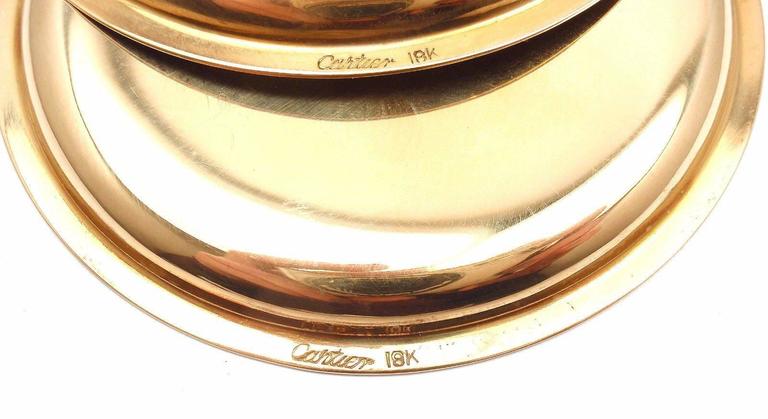 Cartier Set Of Four Gold Coasters at 1stDibs | cartier gold set ...