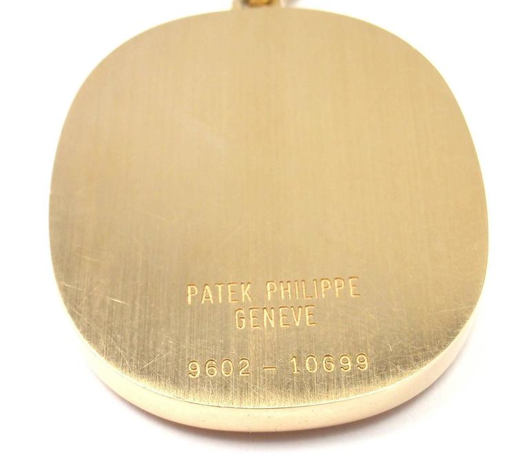Patek Philippe Ellipse D'or Blue Sunburst Gold Key Chain at 1stDibs ...