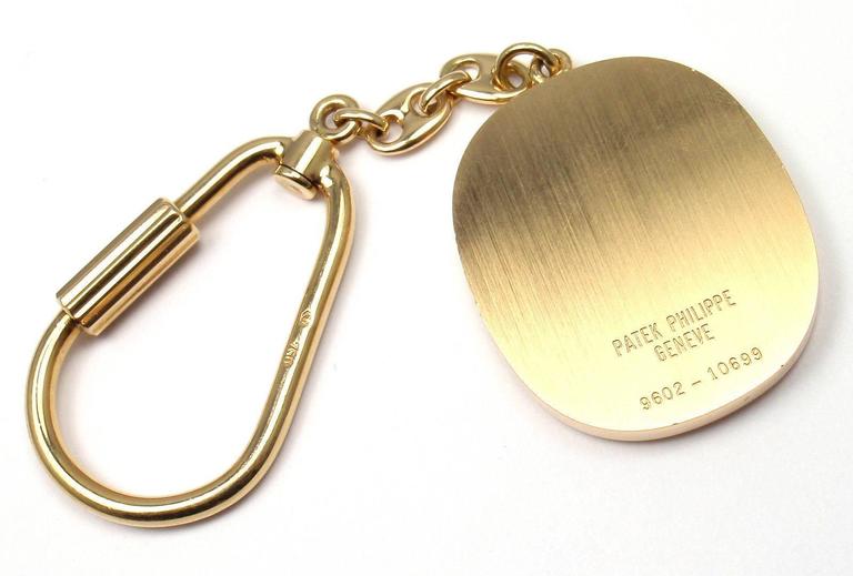 Patek Philippe Ellipse D'or Blue Sunburst Gold Key Chain at 1stDibs ...