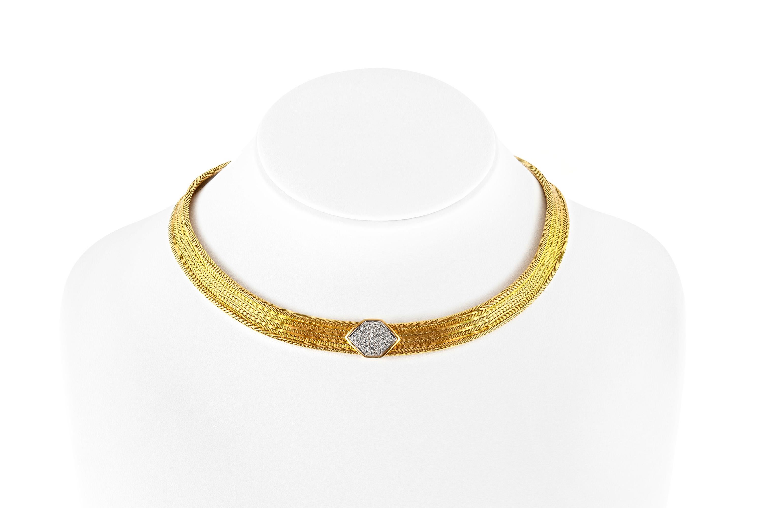 Cartier Gold Choker Necklace at 1stDibs | cartier choker, شوكر كارتير ...