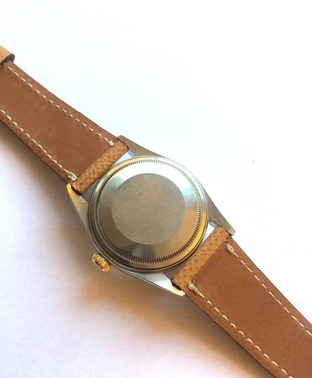 Rolex Vintage Oyster Perpetual Datejust Watch with Blue Wave Dial at ...