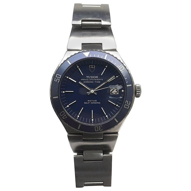 Tudor Prince Stainless Steel Oysterdate Chrono-Time Automatic ...