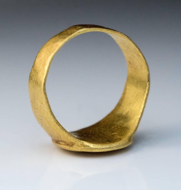 Ancient Greek Gold Intaglio Ring Circa 4th Century BC For Sale at ...