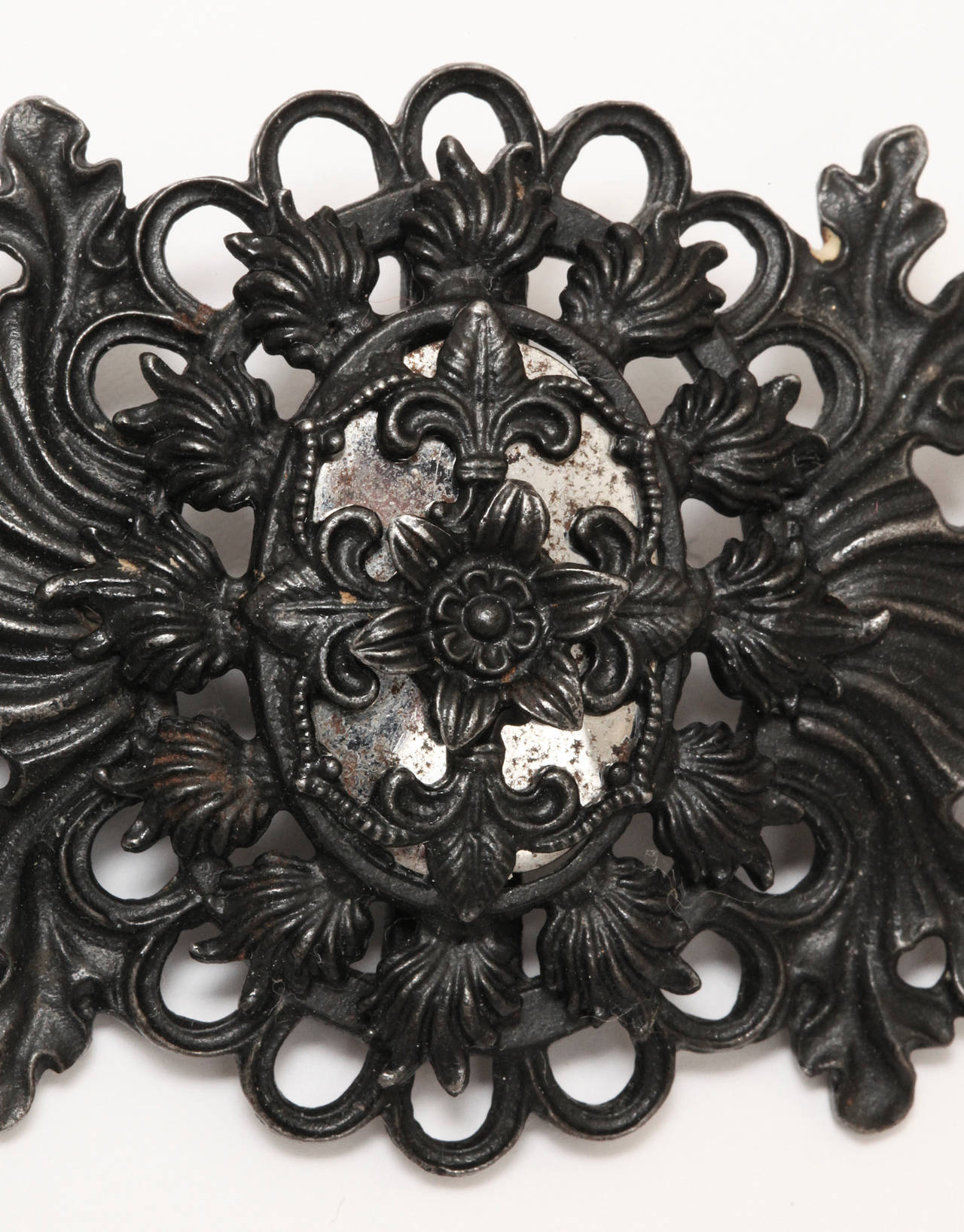 Large 19th Century Berlin Iron Brooch at 1stDibs