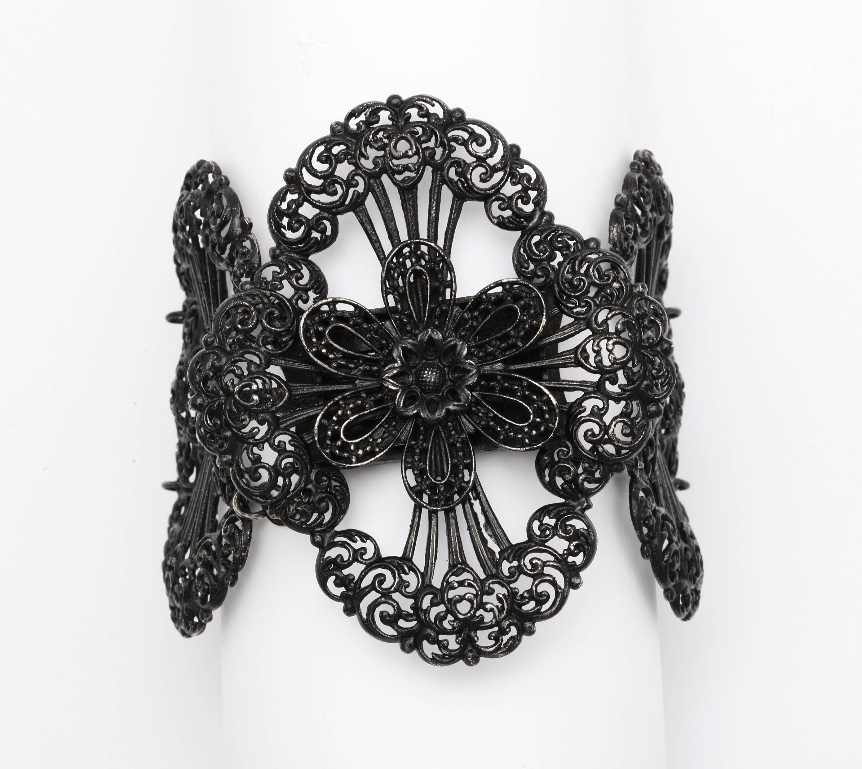 A wide and Fanciful Georgian Berlin Iron Bracelet For Sale at 1stDibs ...