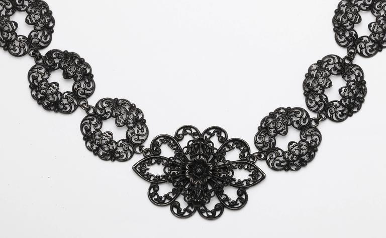 Phenomenal Berlin Iron Necklace, circa 1820-1830 For Sale at 1stDibs ...