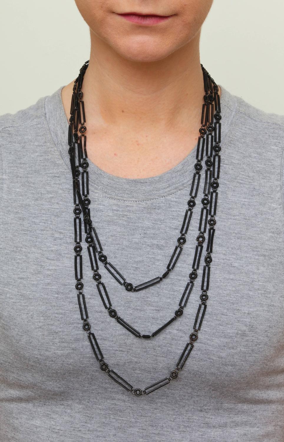 Curls and Whispers Berlin Iron Georgian Chain For Sale at 1stdibs