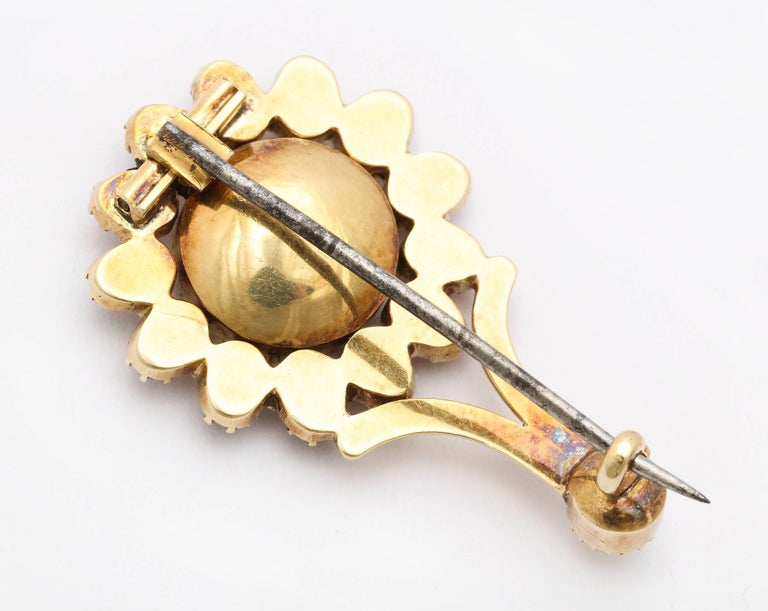 15 Karat Gold, Garnet, Georgian Haley's Comet Brooch at 1stDibs | comet ...