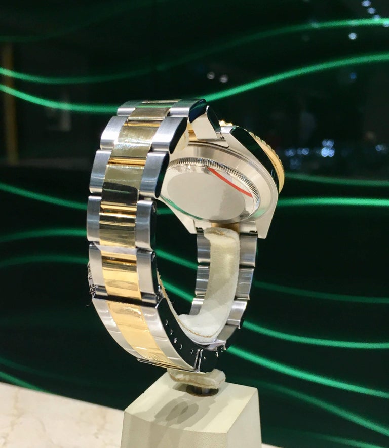 Rolex Yellow Gold Stainless Steel Submariner Automatic Wristwatch Ref ...