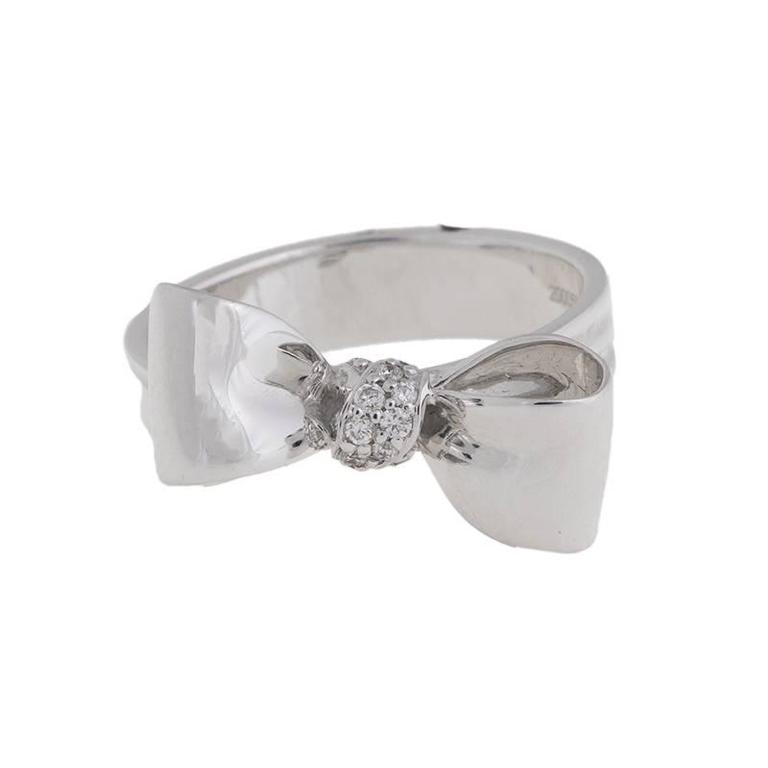 18 Karat Mimi So Bow Diamond Ring at 1stDibs | mimi so bow ring