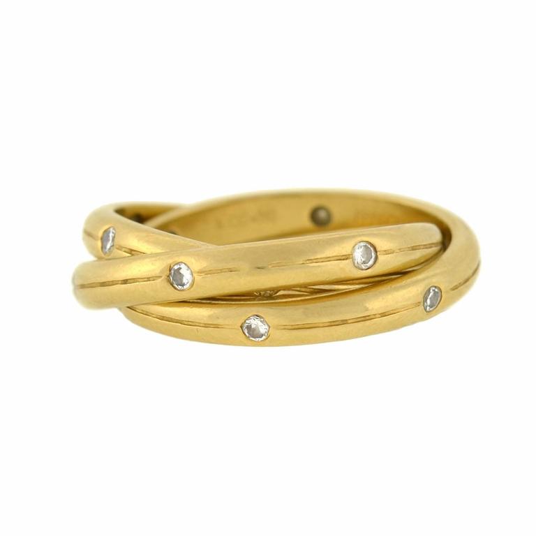 Tiffany and Co. Three-Band Rolling Diamond Ring at 1stDibs | tiffany ...