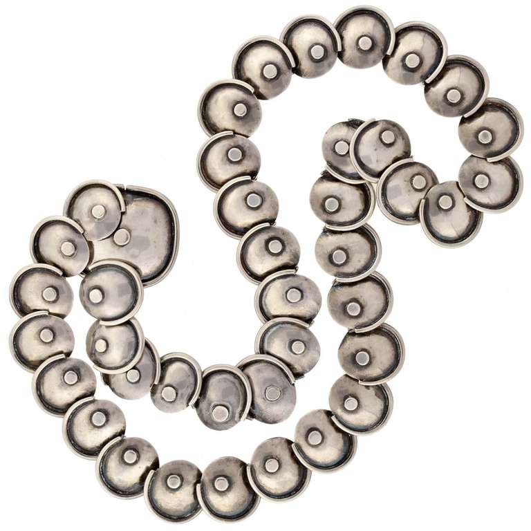 ALTAMIRANO/AGUILAR Vintage Sterling Armadillo Belt/Necklace at 1stDibs