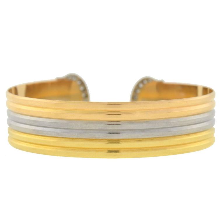CARTIER French Tri-Color "Double C" Bracelet at 1stDibs | cartier ...