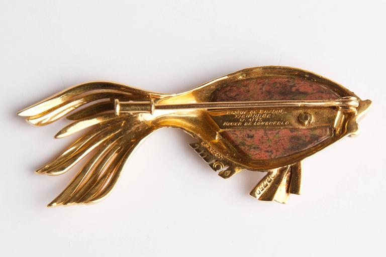 1963 Georges Braque Gold and Jasper Deiphobe Brooch For Sale at 1stDibs ...