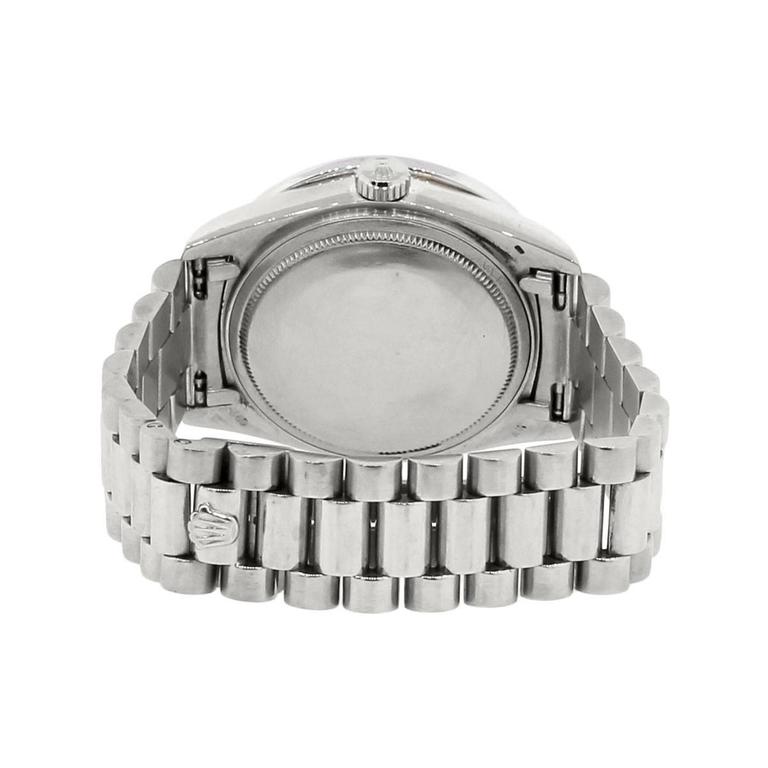 Rolex White Gold Diamond Day Date Wristwatch Ref 18039 at 1stDibs ...