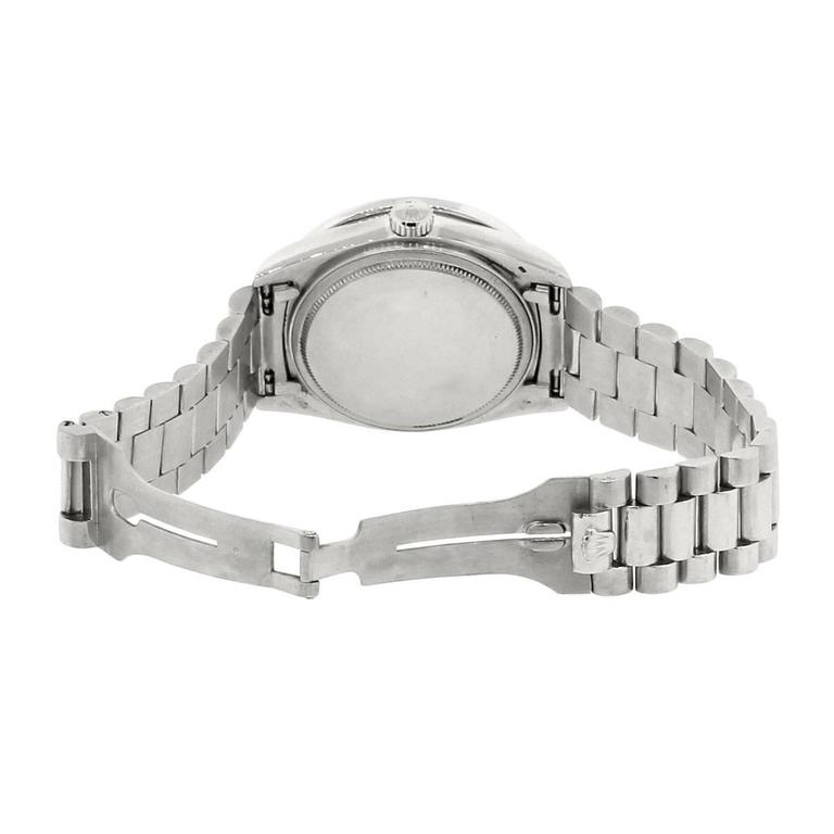 Rolex White Gold Diamond Day Date Wristwatch Ref 18039 at 1stDibs ...
