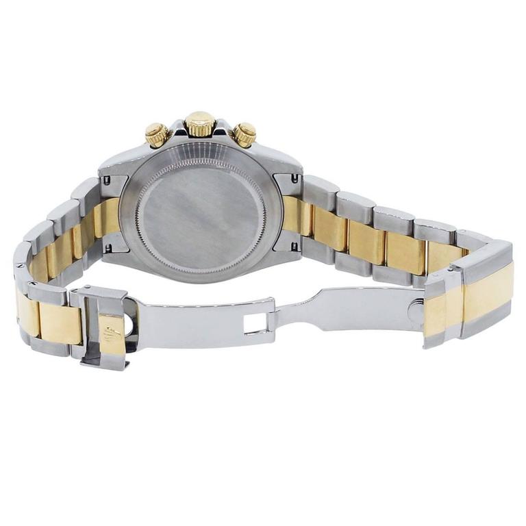 Rolex Daytona 16523 Two Tone Champagne Dial Watch at 1stDibs