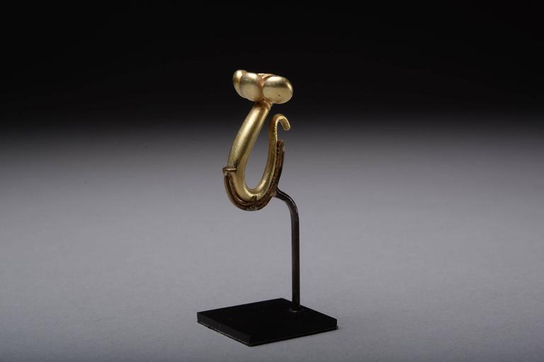 Ancient Greek Gold Dress Fastener Fibula Brooch - 550 BC For Sale at ...