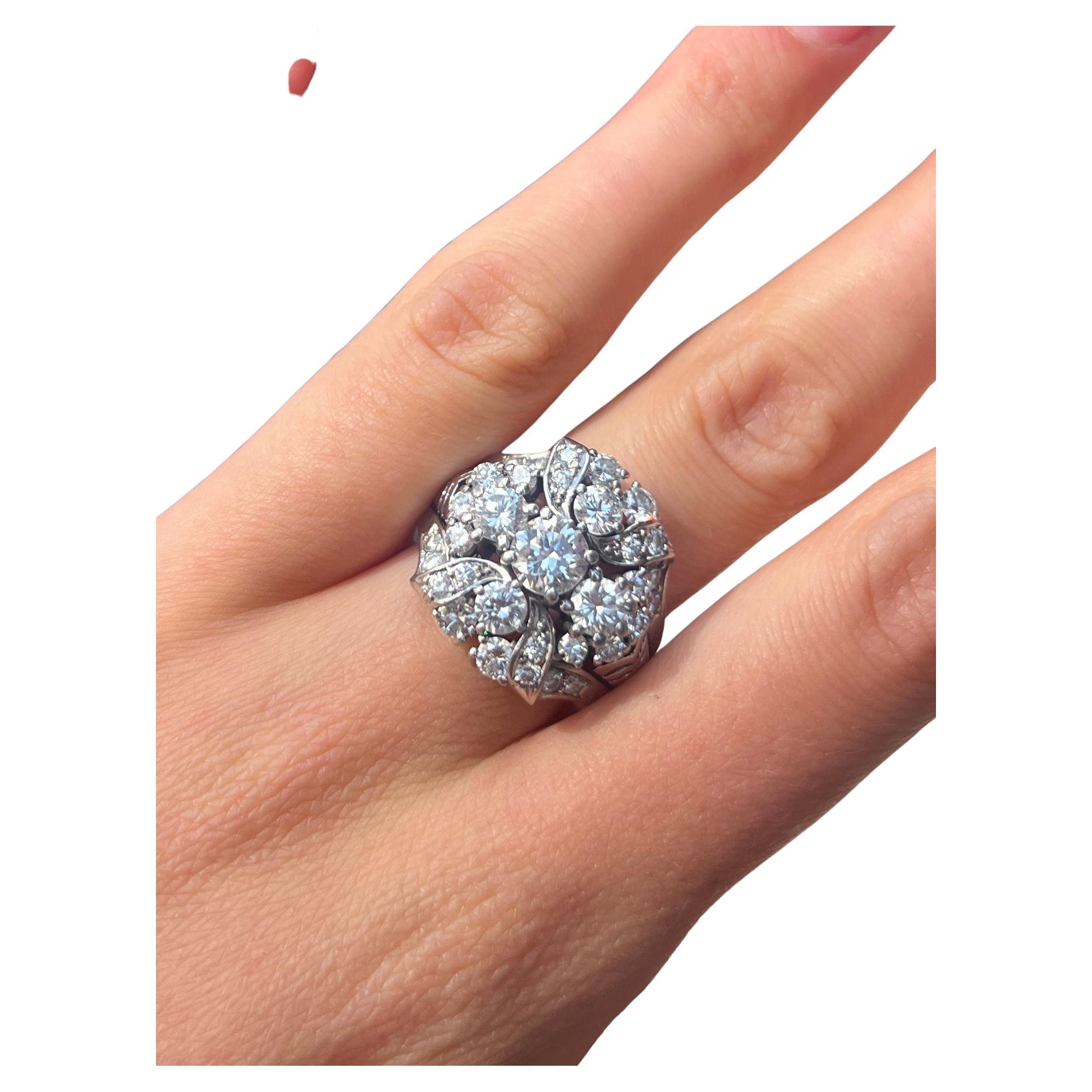 Amethyst Cocktail Ring, 1960s For Sale at 1stDibs