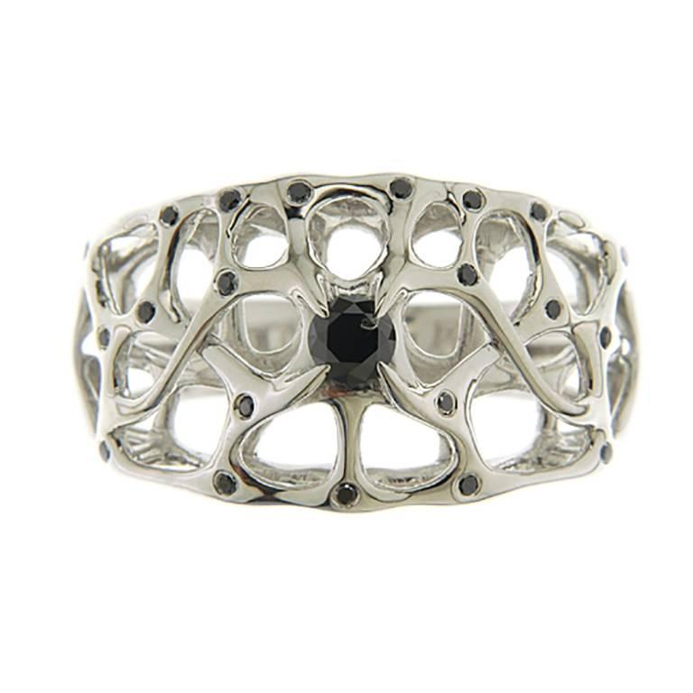 Sterling Silver Web Ring For Sale at 1stDibs