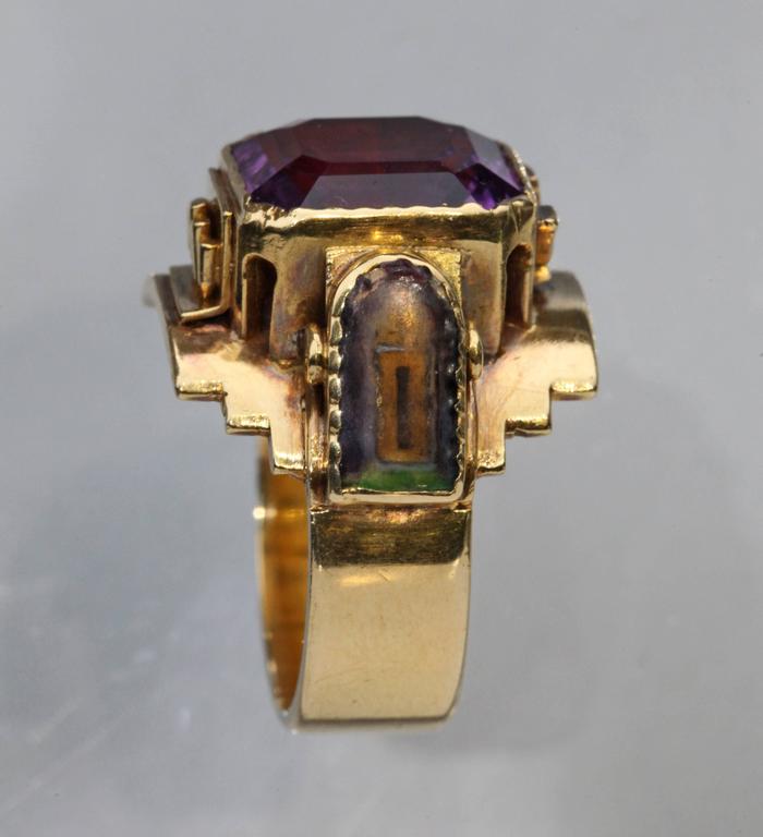 Arts and Crafts Ecclesiastical Ring at 1stDibs | ecclesiastical ring ...