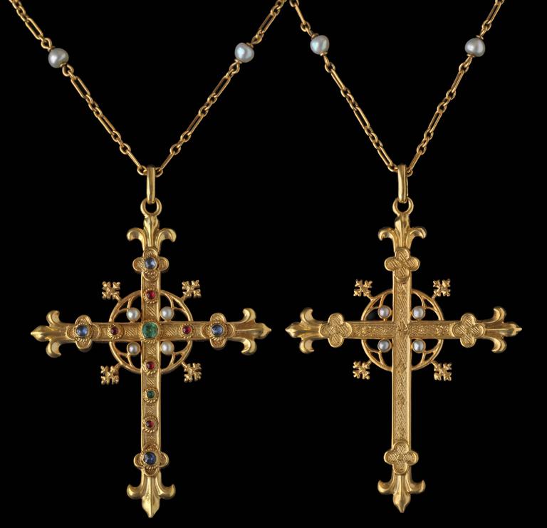 An Exquisite Reversible Latin Cross at 1stDibs