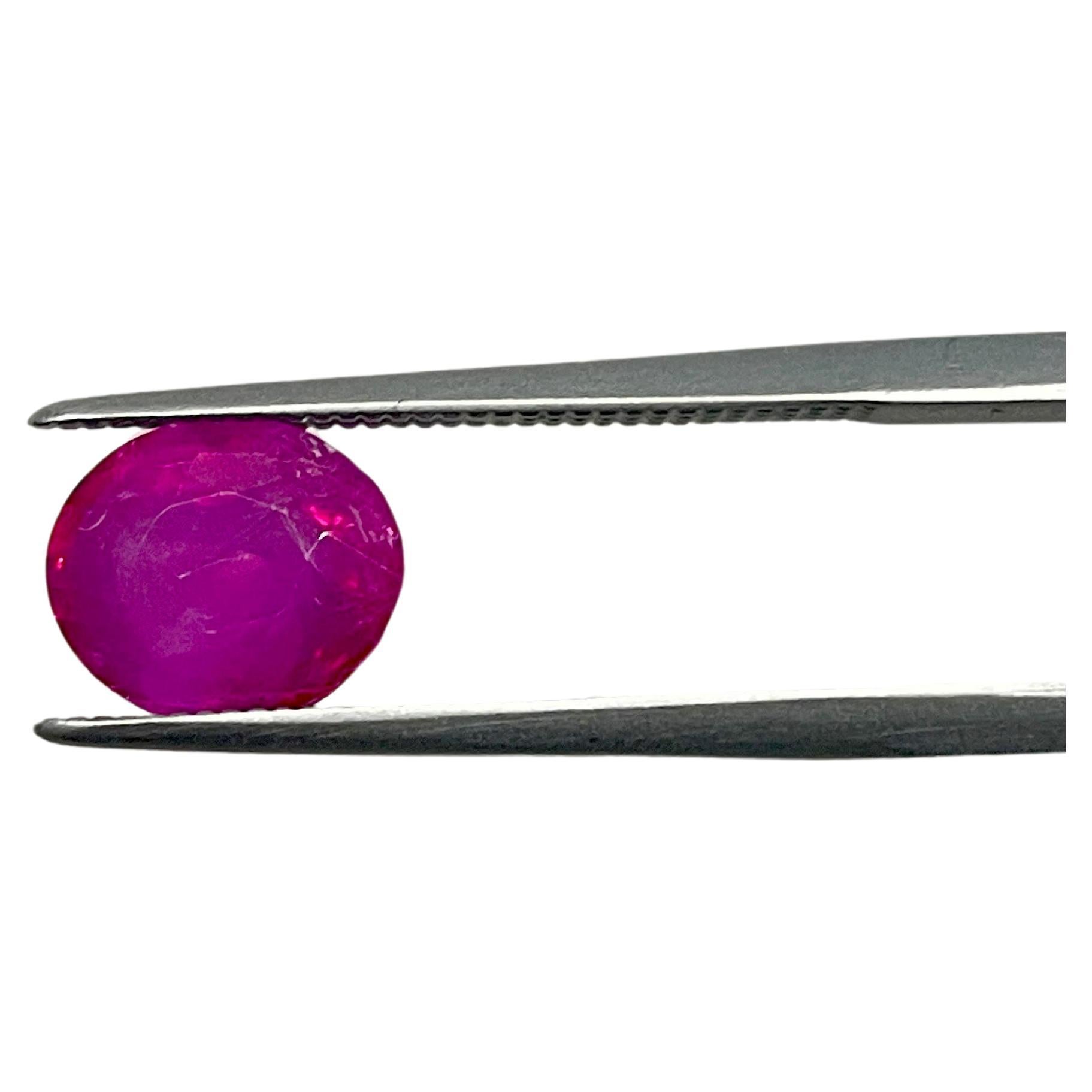 GRS SWISS LAB Certified 2.89 Carat RUBY (BURMA) Un heat For Sale at 1stDibs