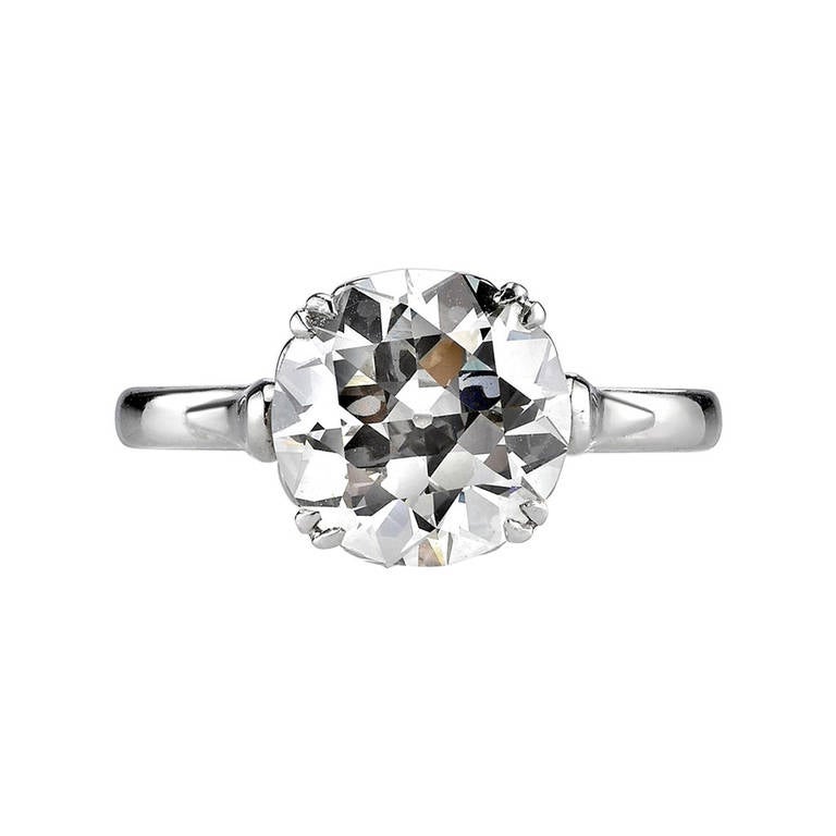 Gorgeous 3ct Solitaire Engagement Ring at 1stDibs | 3 ct solitaire ...