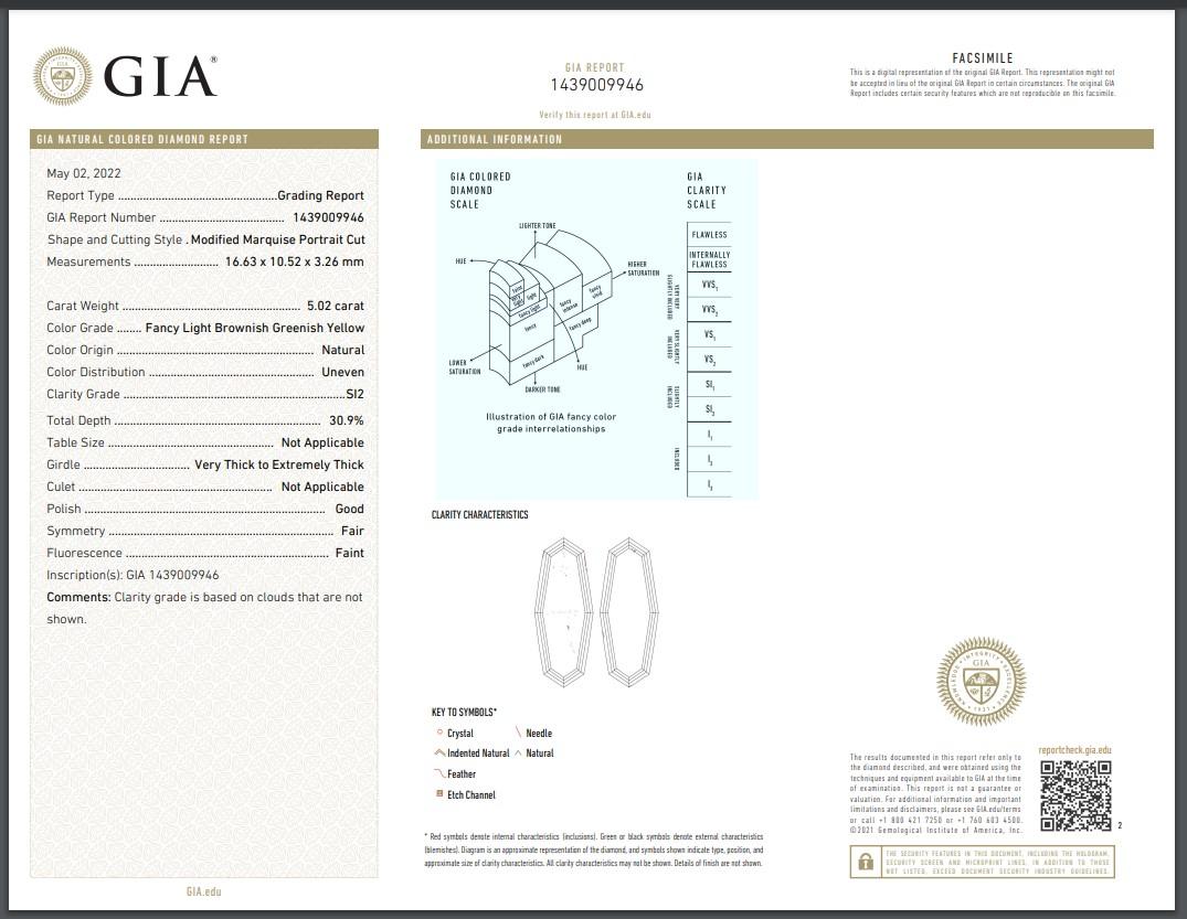 Handcrafted Rena Portrait Cut Diamond Pendant Necklace by Single Stone For Sale at 1stDibs