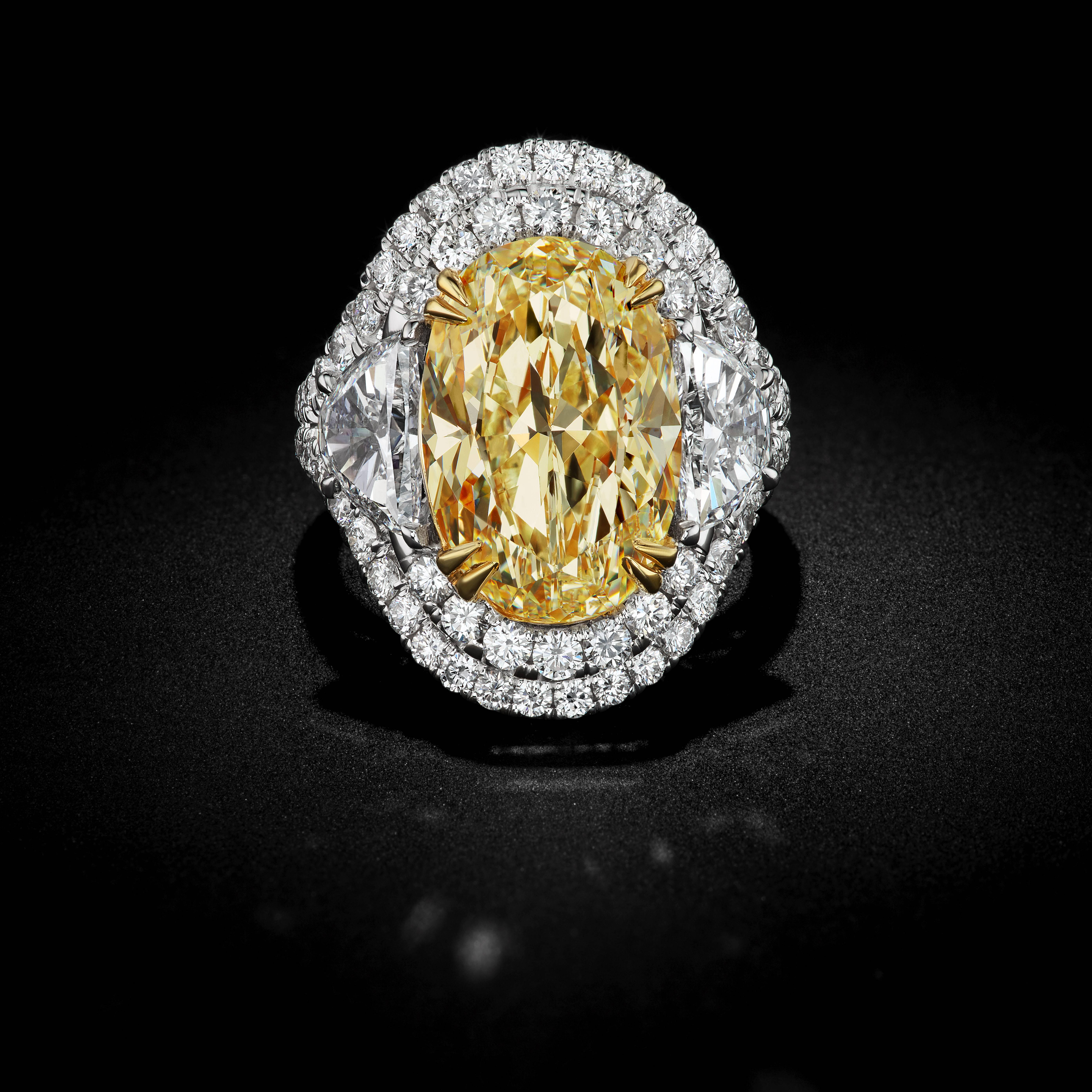 8.88 Carat Oval Diamond Ring at 1stDibs