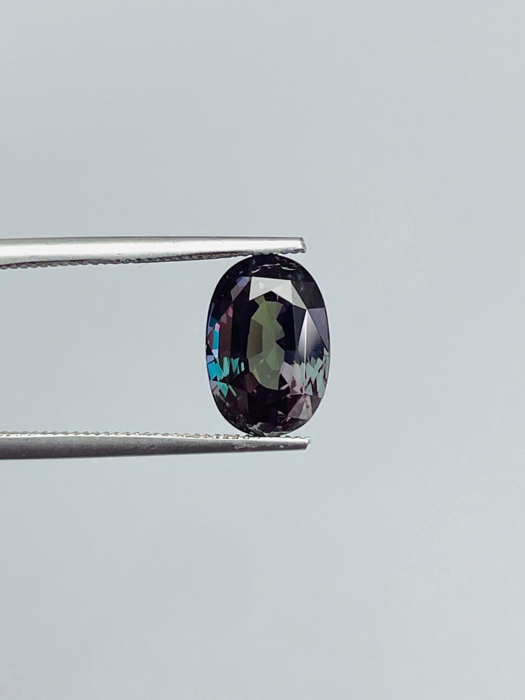 2.61 Ct GIA Certified Natural Alexandrite Brazil Color change to red ...