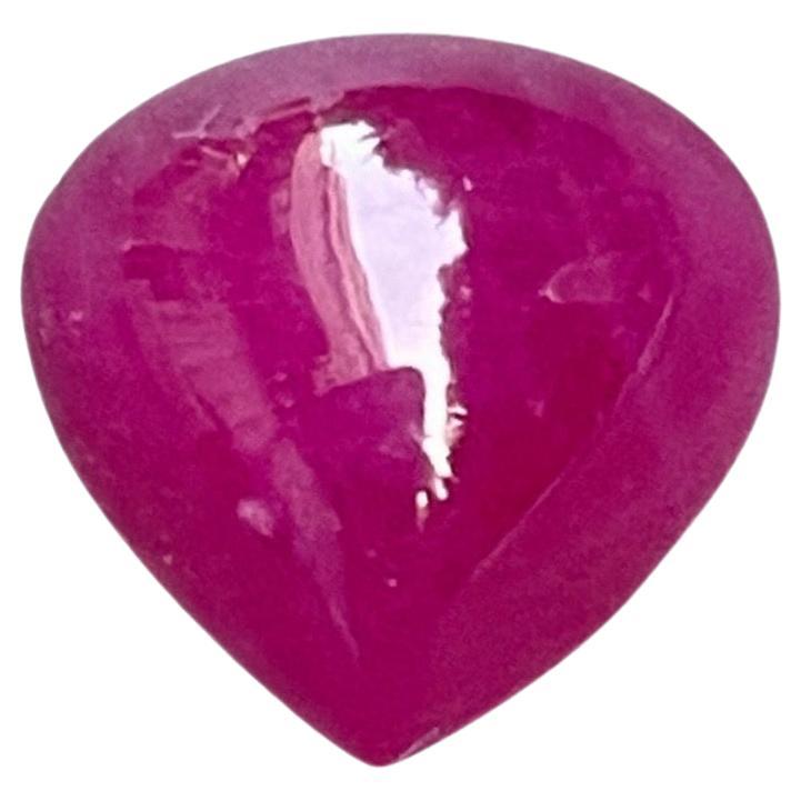 2.10 carats Orangish Red ruby Mozambique No-heat Pear Cut Stone Natural ...